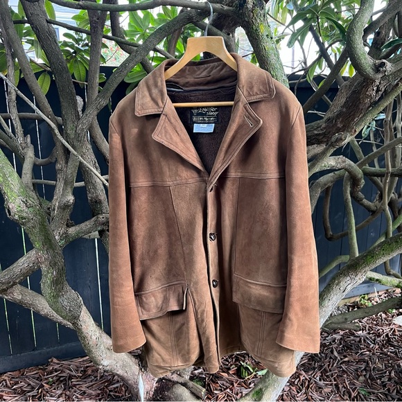 Sears | Jackets & Coats | Vintage The Leather Shop By Sears Suede Lined ...